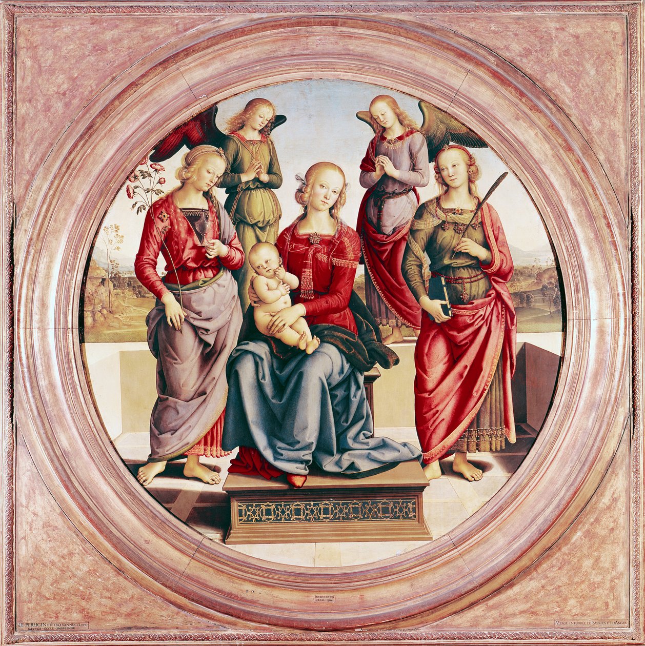 Madonna und Kind mit St. Rose und Katharina von Alexandrien